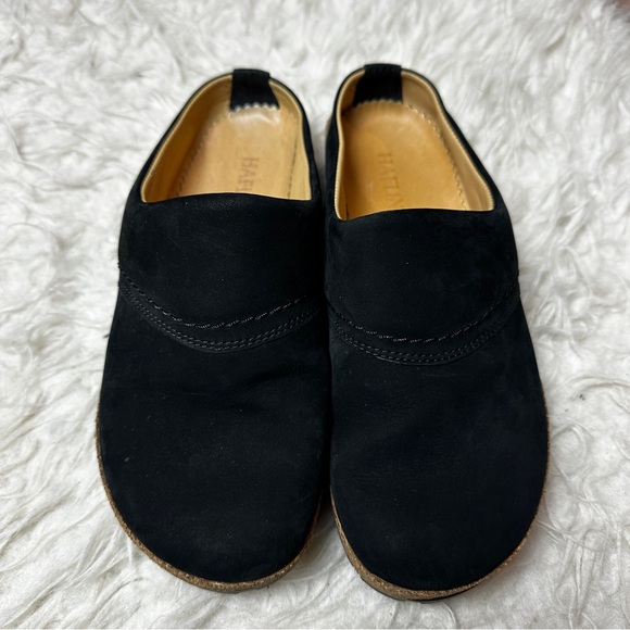Haflinger | Shoes | Haflinger Black Leather Clogs 37 | Poshmark